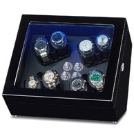 6 Watch Winder, Watch Winder with 6 Slots UK | JQUEEN UK